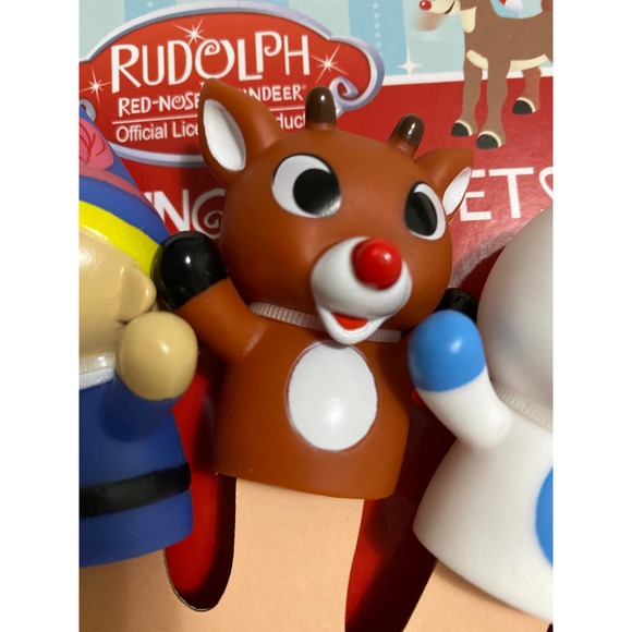 Rudolph | Toys | Rudolph Rednosed Reindeer 5 Piece Finger Puppets ...